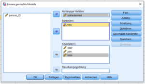 So gelingt eine Mixed Model Analyse in SPSS | NOVUSTAT
