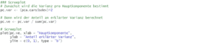 Hauptkomponentenanalyse in R | NOVUSTAT